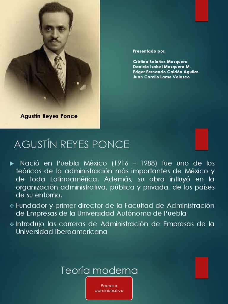 Agustin Reyes Ponce Def | PDF | Planificación