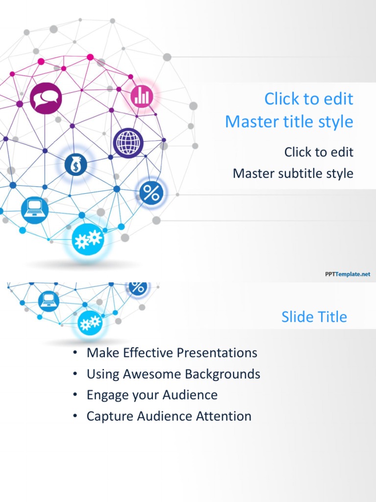 Network PPT Template 0001 | PDF