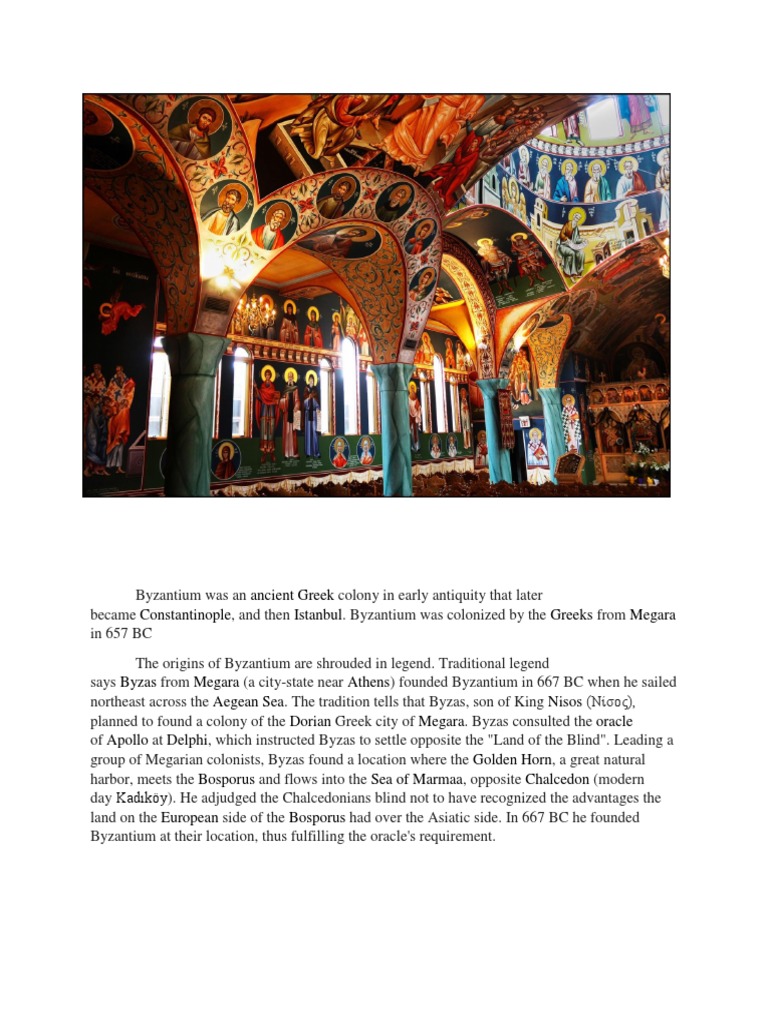 The Founding of Byzantium: From Ancient Greek Colony to the ...