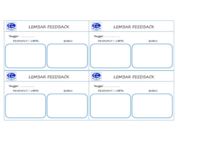 Lembar Feedback | PDF