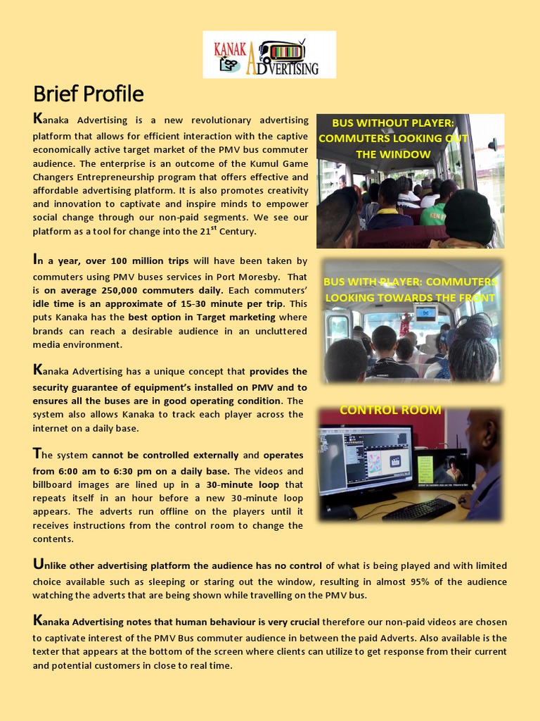 PMV Bus Advertising Solutions in POM | PDF | Advertising | Business ...