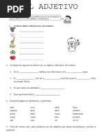 Esquema Sustantivos, Adjetivos y Articulos | PDF | Sustantivo | Lingüística