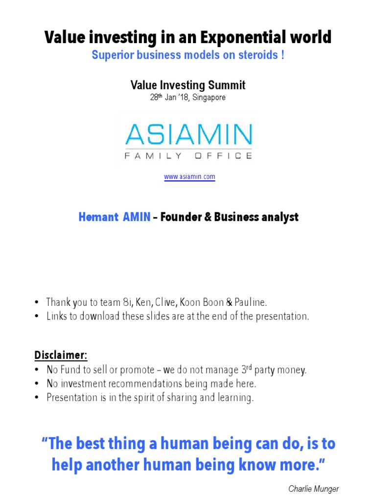 Value Investing for Modern Investors | PDF | Value Investing | Benjamin ...