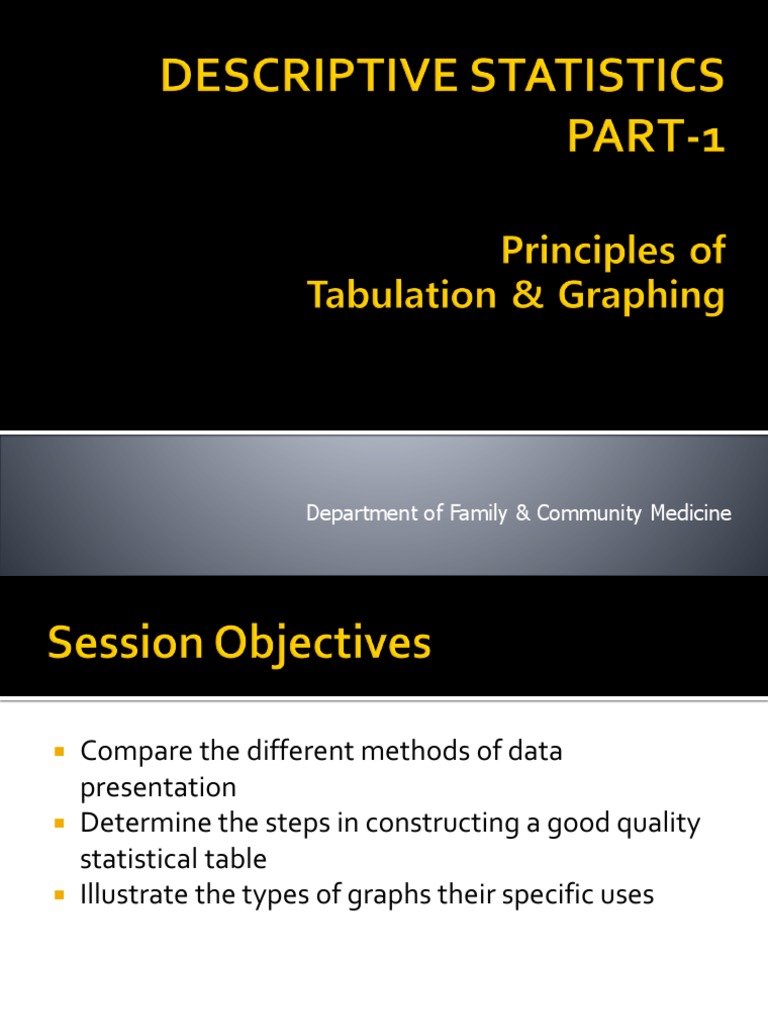 Department of Family & Community Medicine | PDF | Correlation And ...