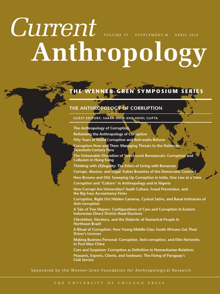 Current Antrhopology 2018 Corruption PDF | PDF | Corruption | Anthropology