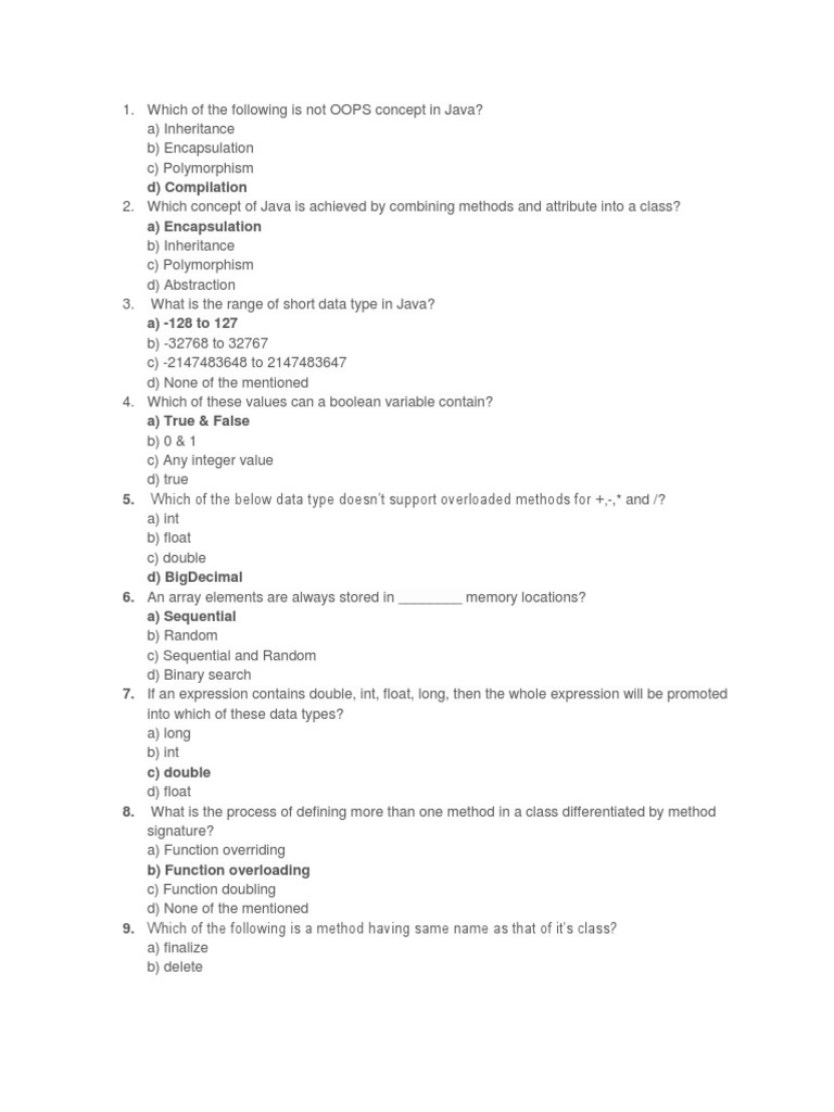 Java Qb Pdf Method Computer Programming Class Computer Programming