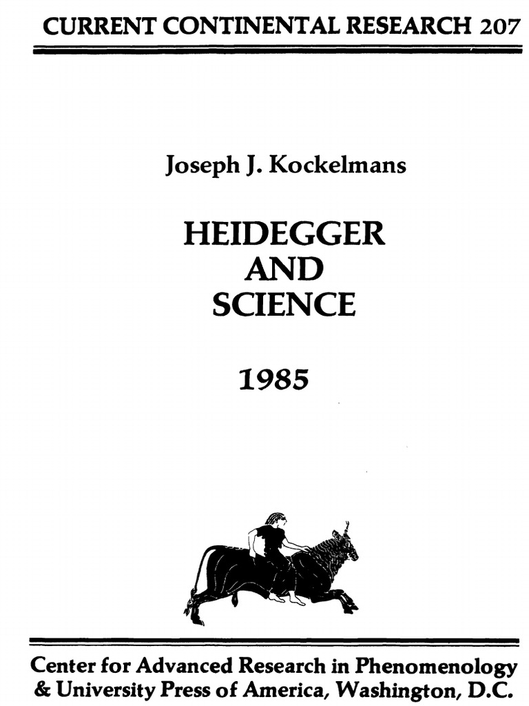 Kockelmans-Heidegger and Science PDF | PDF | Phenomenology (Philosophy ...