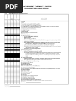 Checklist On Small Value Procurement | PDF | Procurement | Business