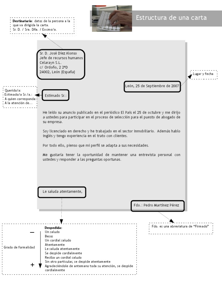 Abreviaturas en cartas formales | PDF
