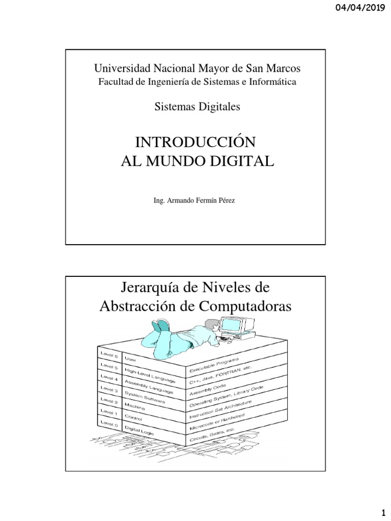 S1 Introduccion 2019 1 | PDF | Programa de computadora | Programación