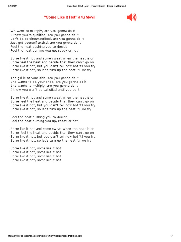 Some Like It Hot | PDF | Self-Improvement