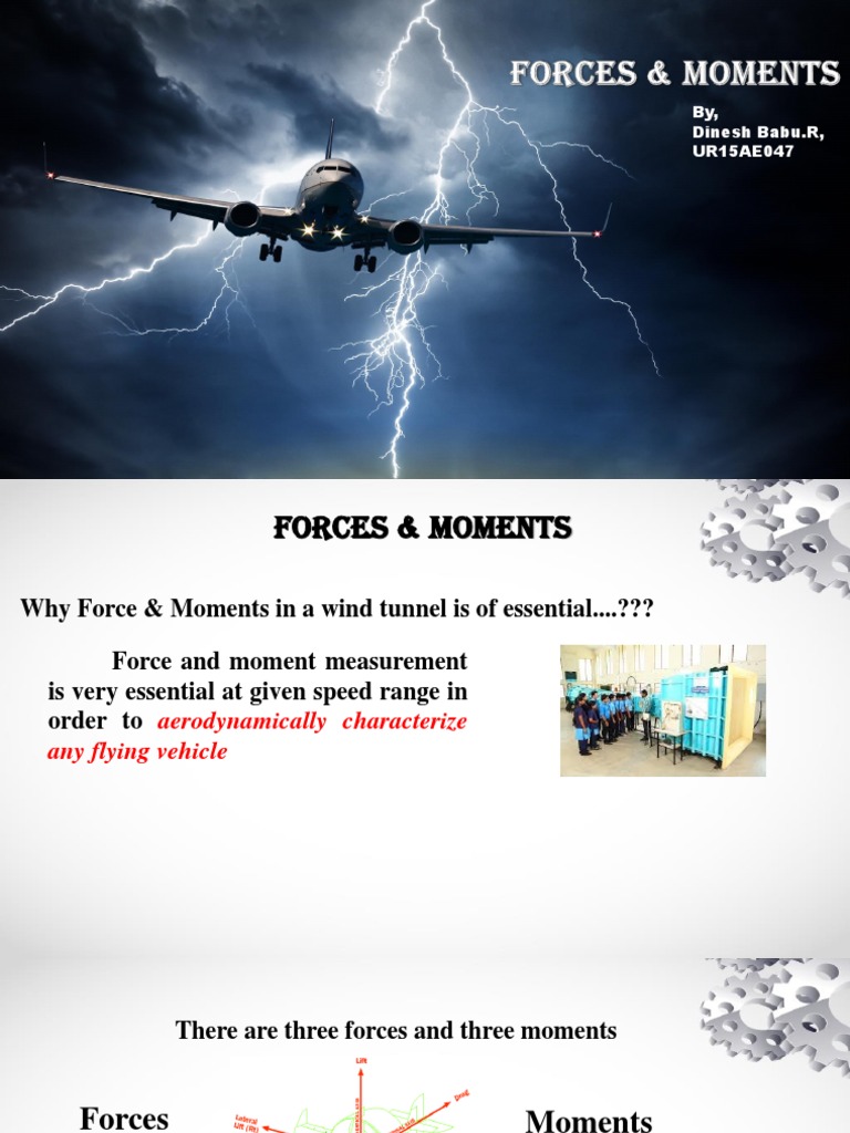 Forces and Moments | PDF | Wind Tunnel | Pressure Measurement