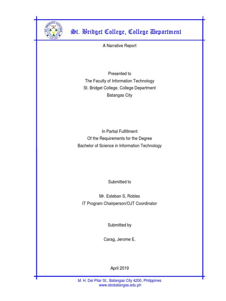 Local Guide Program Narrative Report | PDF | Social Science