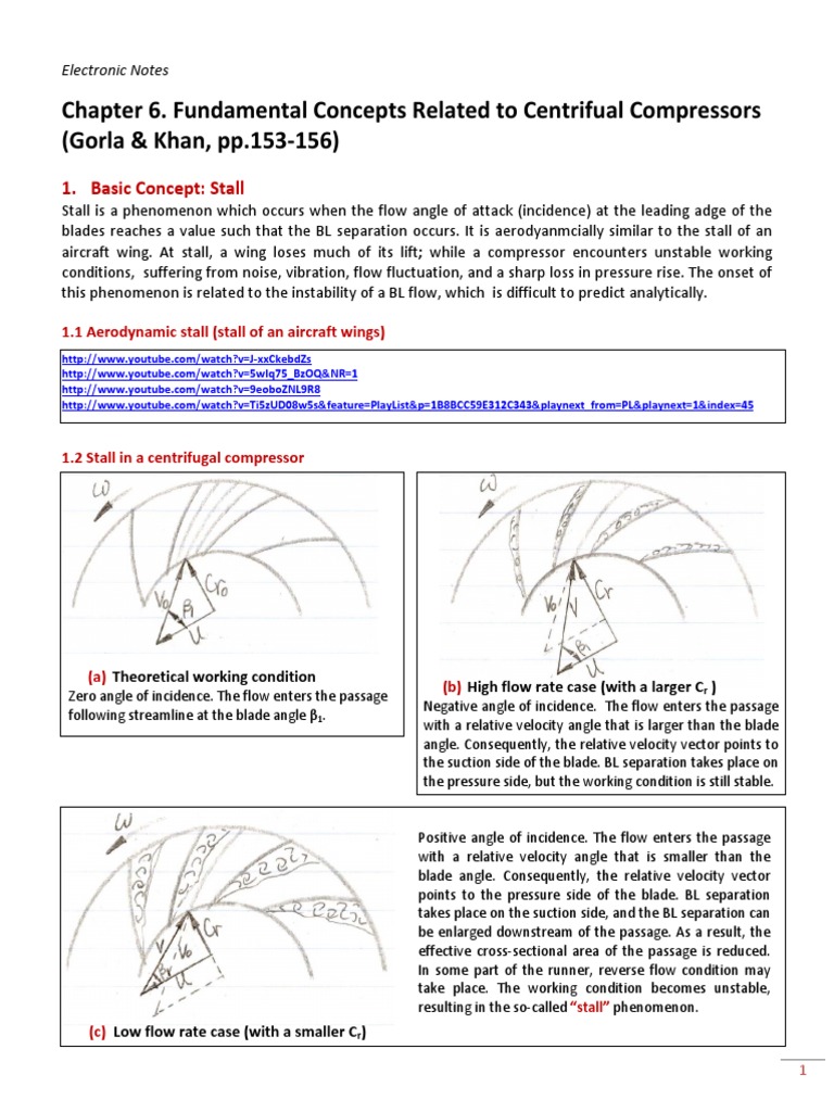 Understanding Compressor Stall Phenomenon | PDF | Motion (Physics ...