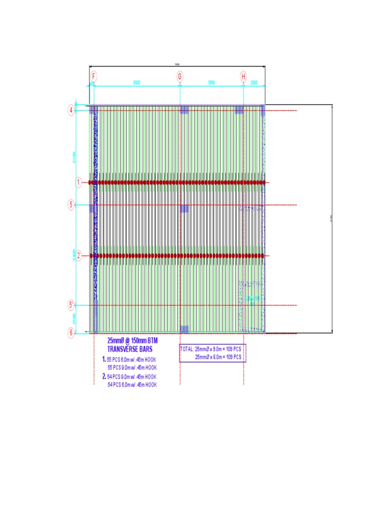 25mmø at 150Mm BTM Transverse Bars 1. 2 | PDF