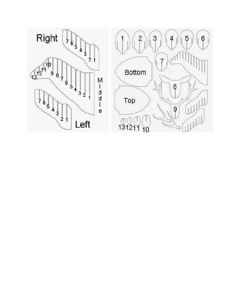 Template Kepala Rusa Dari Kardus | PDF