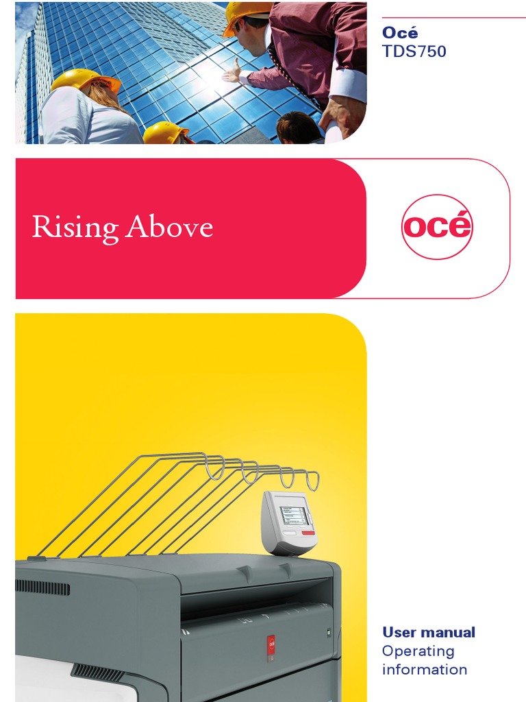 OceTDS750 Operating Information EN - US PDF | PDF | Image Scanner ...