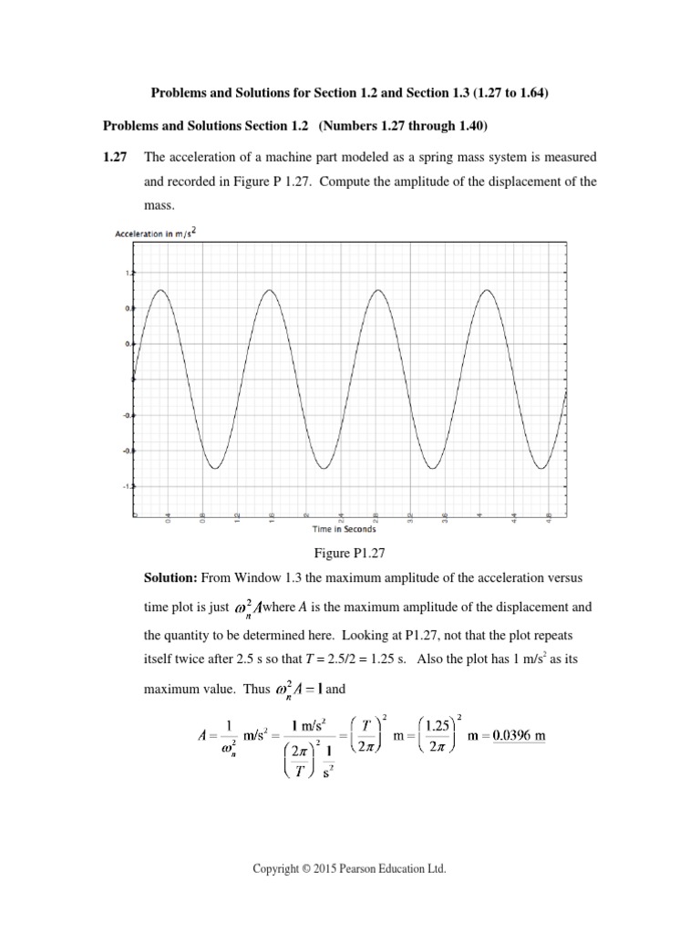 SolSec1pt2and1pt3 PDF | PDF | Classical Mechanics | Quantity
