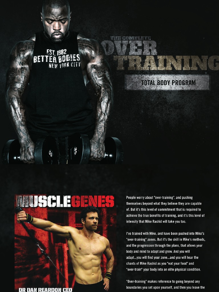 Mike Rashid Over Training Program. | PDF