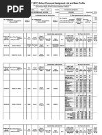 School Form 7 (SF7) School Personnel Assignment List and Basic Profile ...