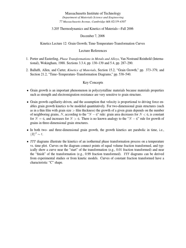 Lecture12 Review | PDF