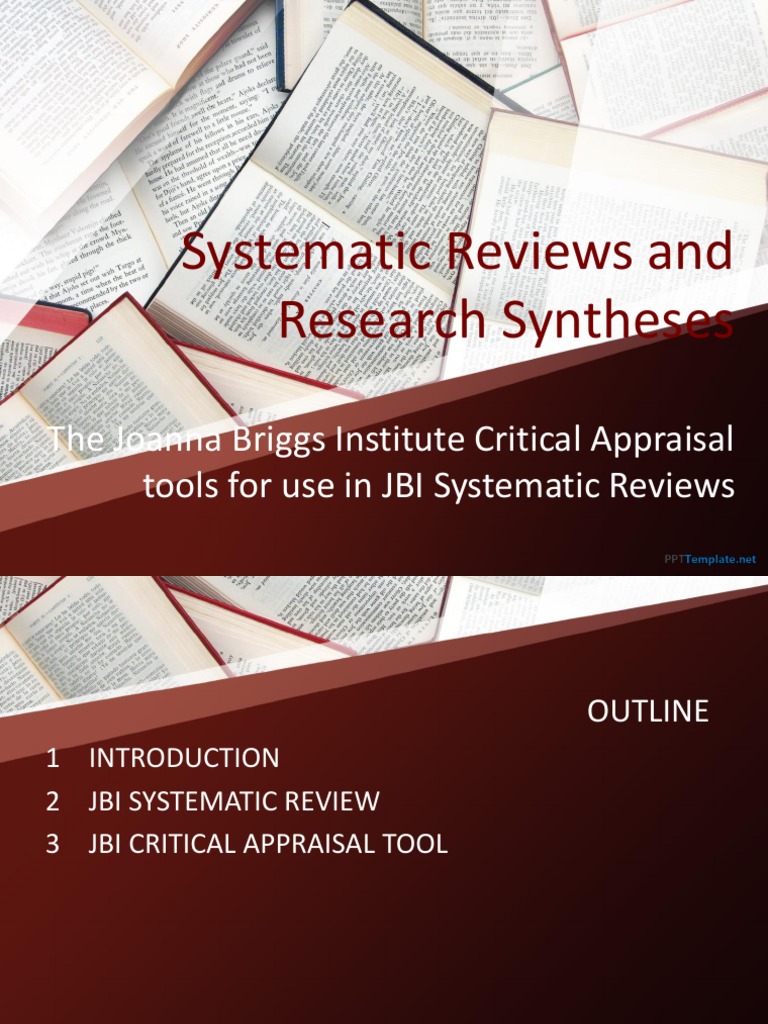 JBI Critical Appraisal Tools Overview | PDF | Evidence Based Medicine ...