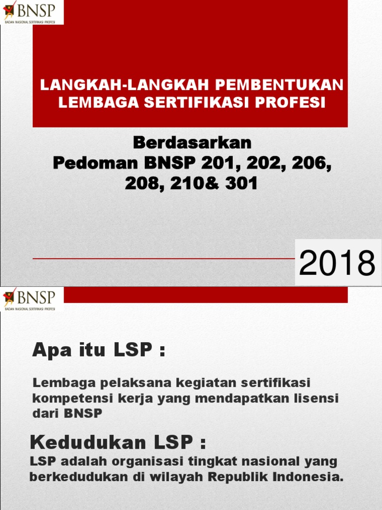 Langkah Langkah Pendirian LSP | PDF | Bisnis