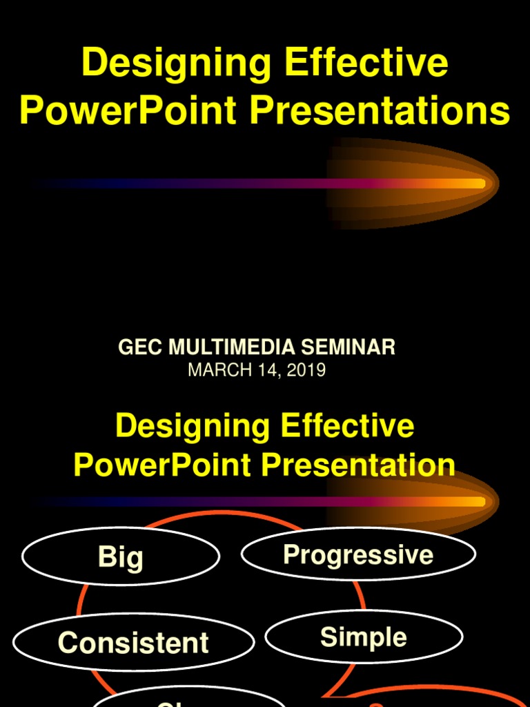 Designing Effective PowerPoint Presentations 2019 | PDF | Typefaces | Sans Serif