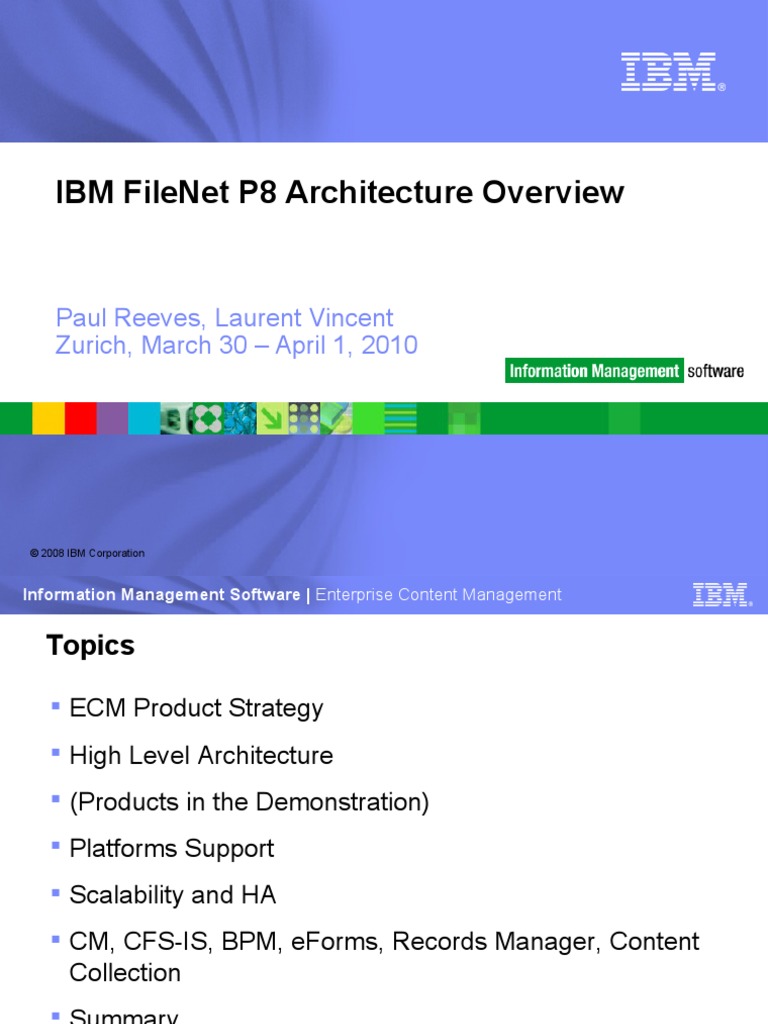 Filenet Architecture | PDF | Business Process Management | Application Programming Interface
