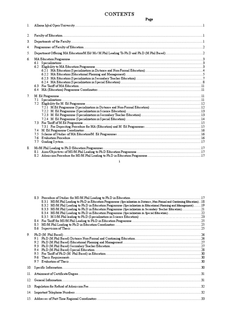 Education | PDF | Master's Degree | Course Credit