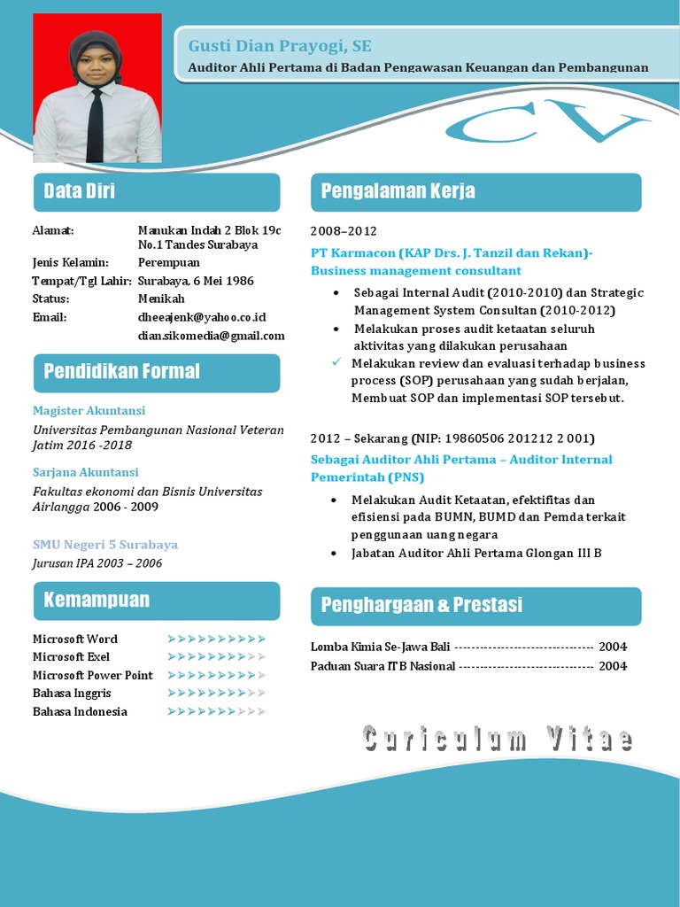 CV Dian Terbaru | PDF