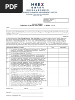 AGM Proxy Form Template | PDF