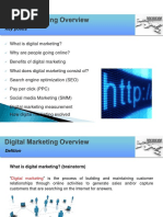 Digital Marketing Notes | PDF | Digital Marketing | Online Shopping