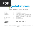 Contoh Struk Token Listrik | PDF | Pengelolaan Keuangan & Uang | Komputer