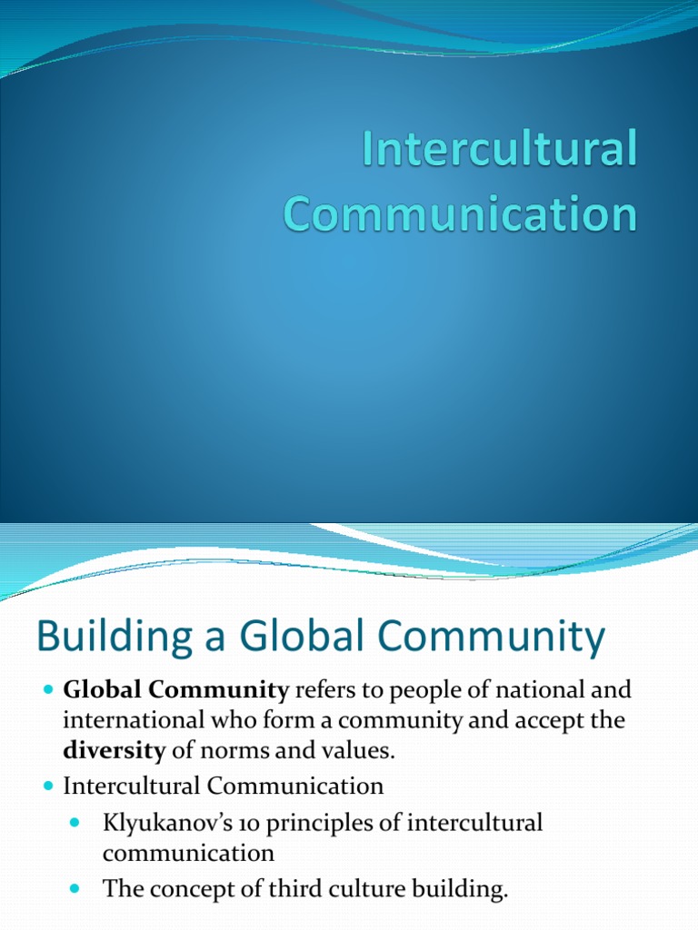 Principles of Intercultural Communication | PDF | Cross Cultural ...