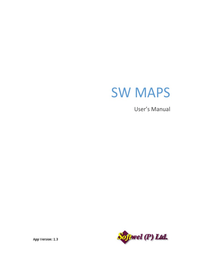 Manual SW Maps | PDF | File Format | Computer File