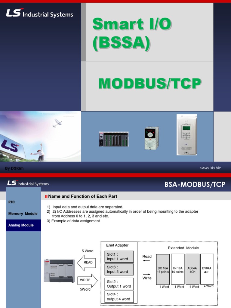 Modbus TCP - Smart Io (Bssa) | PDF | Input/Output | Transmission Control Protocol
