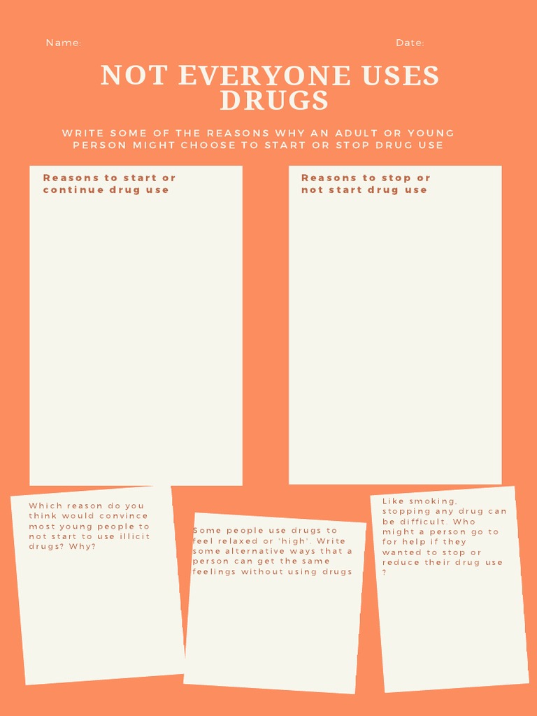 Reasons to Start or Stop Drug Use | PDF