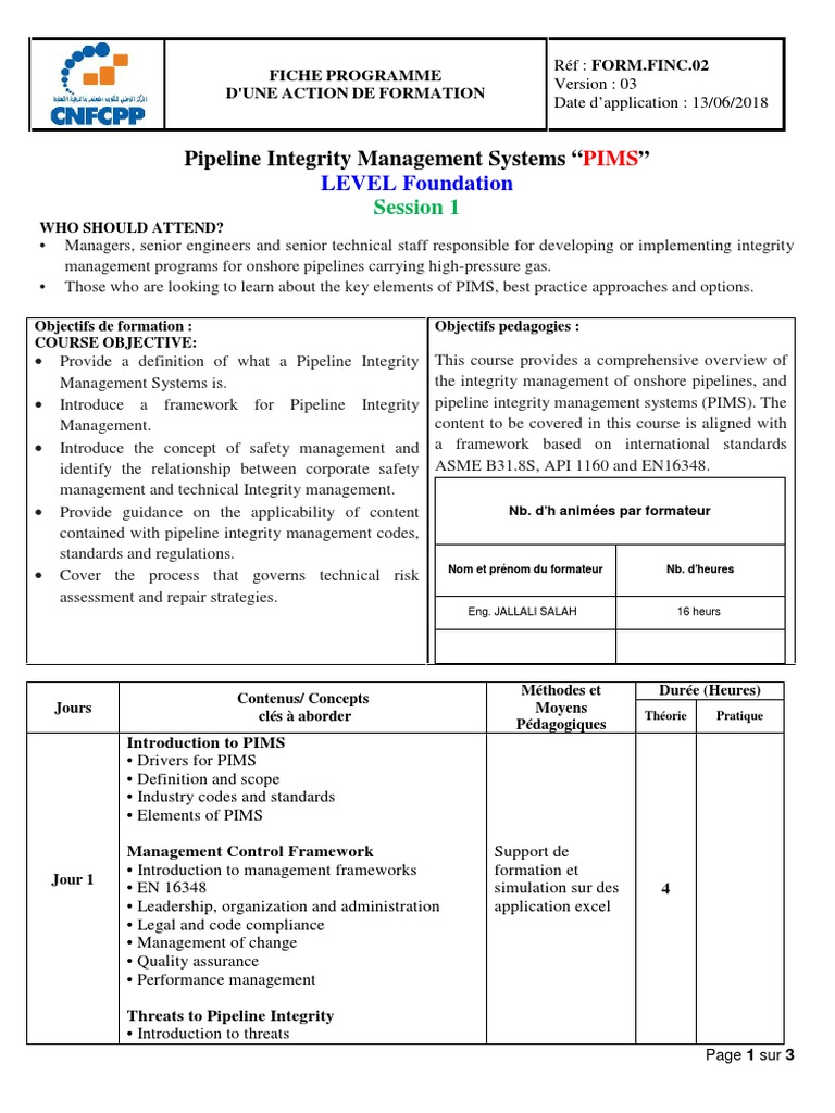 Pipeline Integrity Management Systems ": LEVEL Foundation | PDF | Risk Management | Pipeline ...