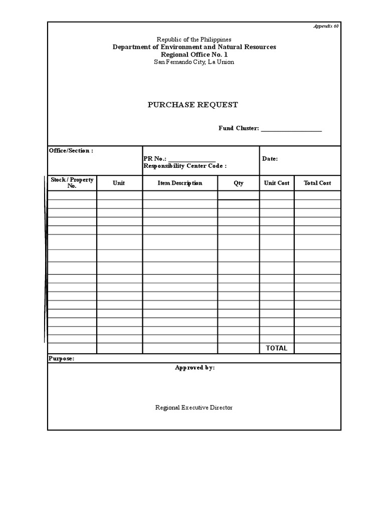 Purchase Request Form | PDF | Business