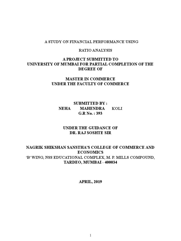Financial Performance Analysis Study | PDF | Ing Group | Banks