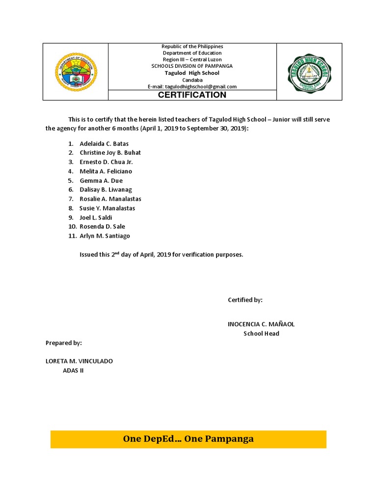 Certification Clothing | PDF