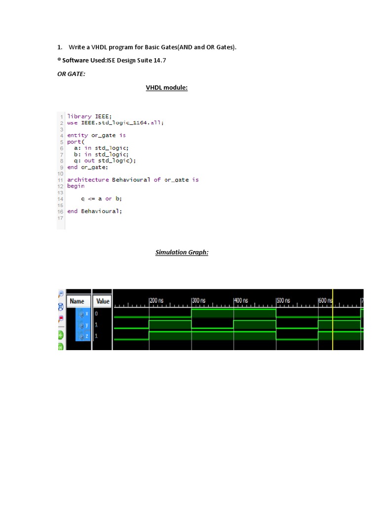 VHDL | PDF | Vhdl | Electronic Design Automation