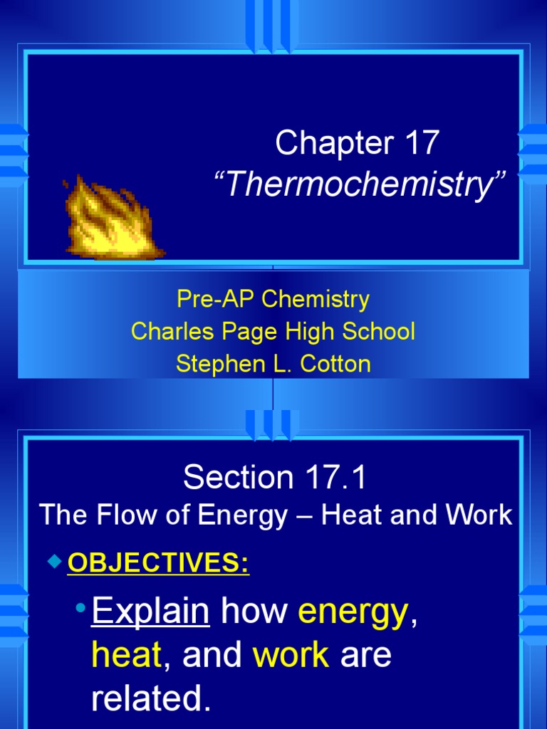 Thermochemistry for Students | PDF | Calorie | Enthalpy