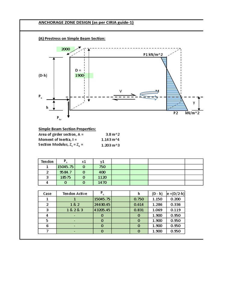 Equilibrium Check - Concourse Pier Cap - PKG-1 | PDF | Mechanical ...