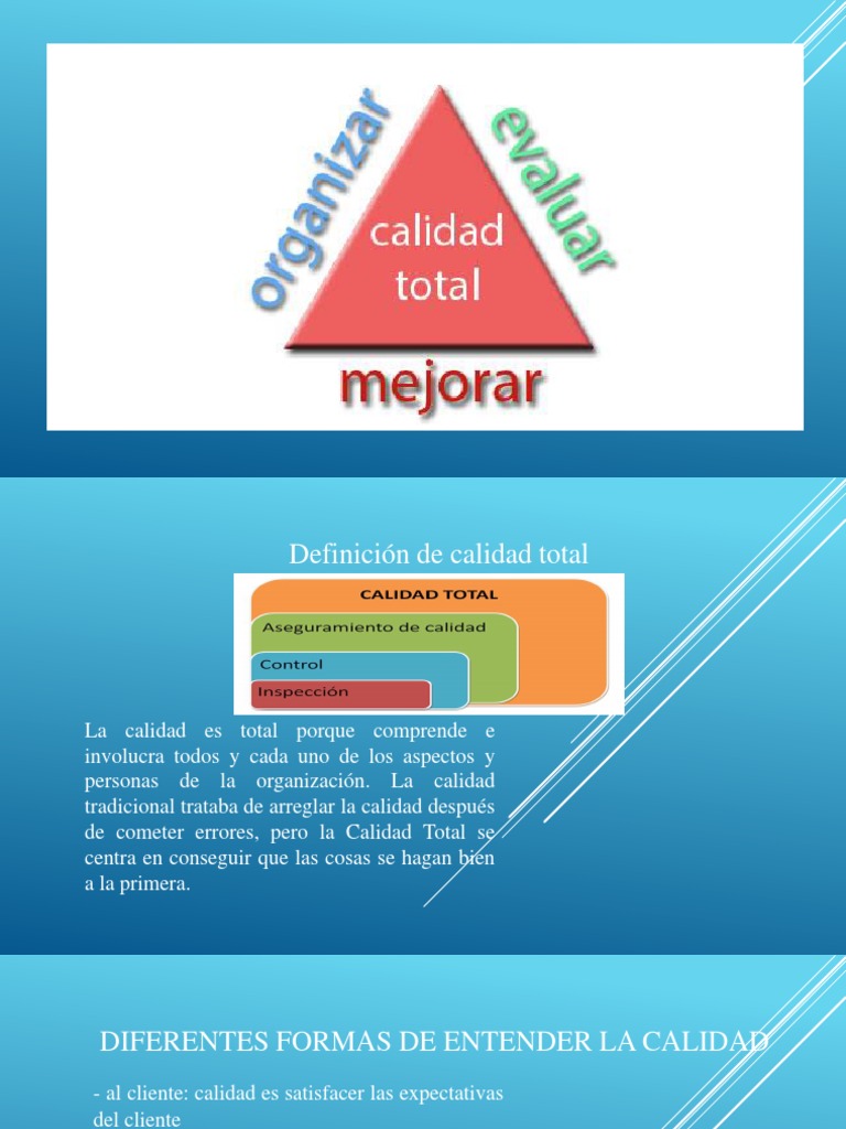 Calidad Total | PDF | Calidad (comercial) | Business