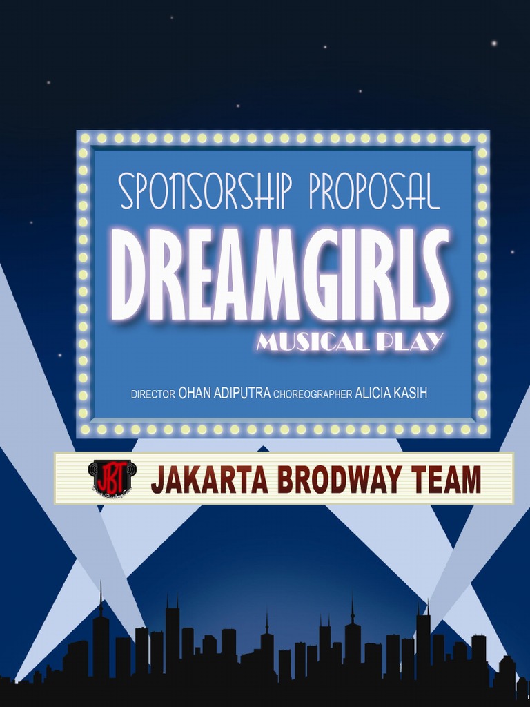 Proposal Dreamgirls Musical Performance | PDF | Performing Arts ...