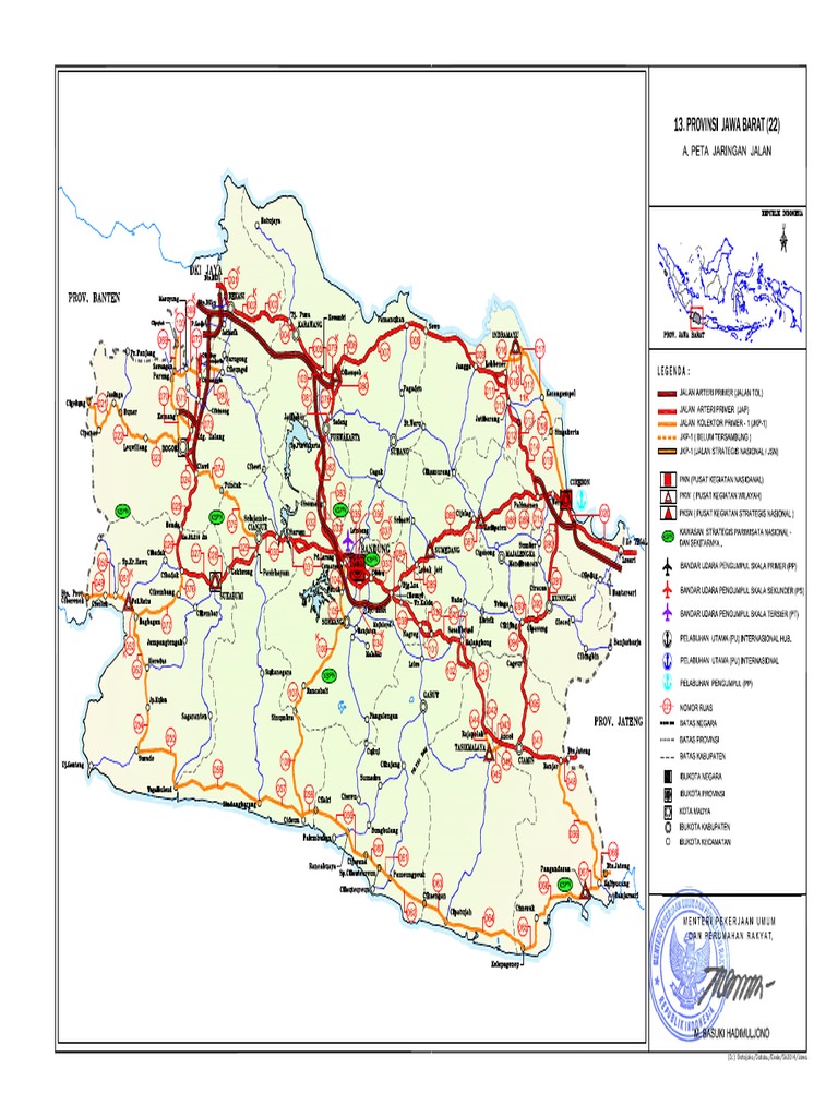 Peta Provinsi Jawa Barat | PDF