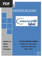 Rapport de Stage Chez Un Fiduciaire - OFPPT | PDF | Salaires | Taxe sur la valeur ajoutée