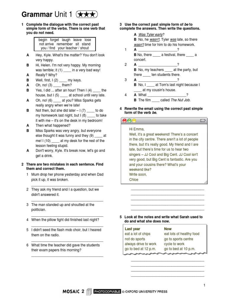 Mosaic TRD2 GV U1 3 | PDF